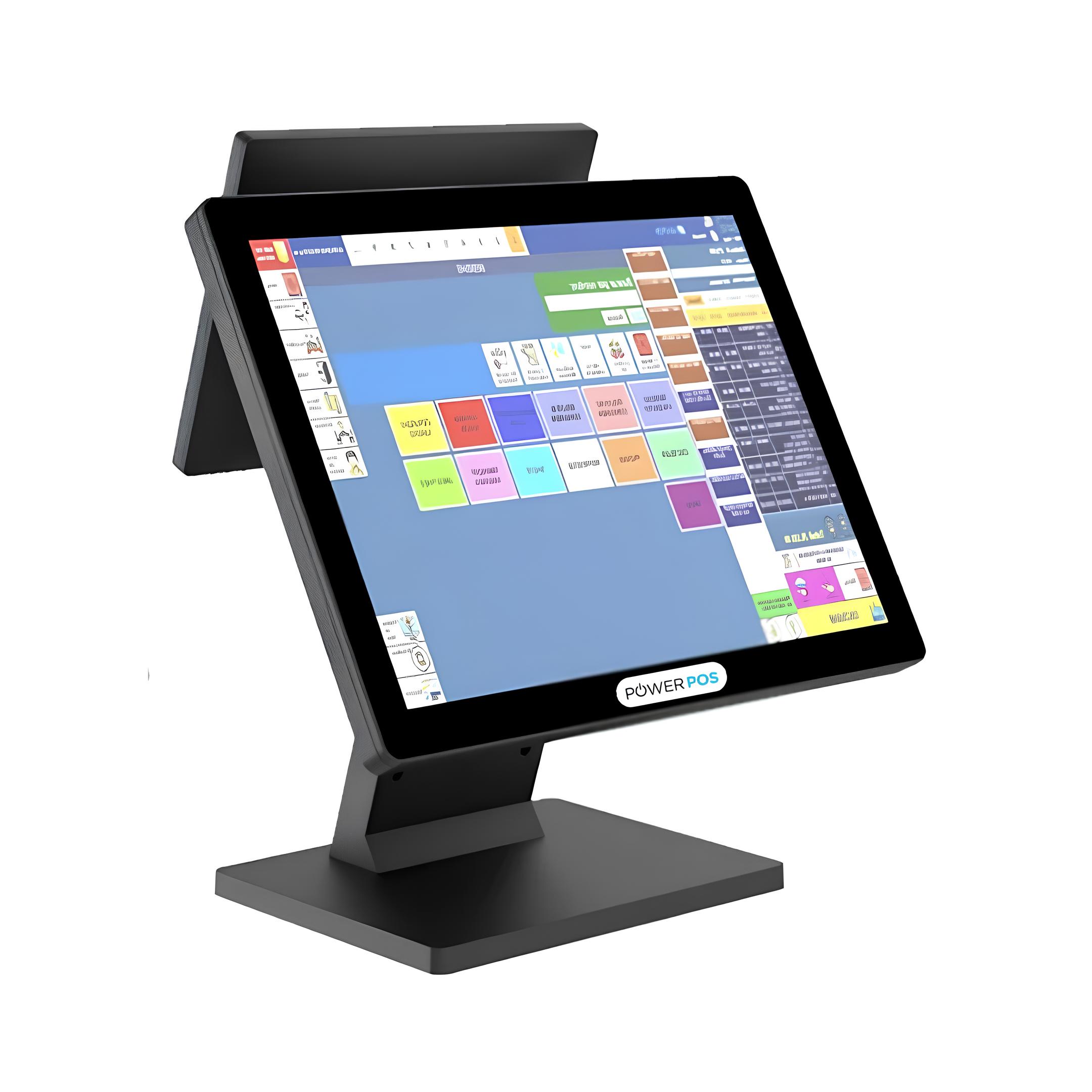 POS MONITOR POWERPOS AIO-1580 15" Touch screen iki ekranlı